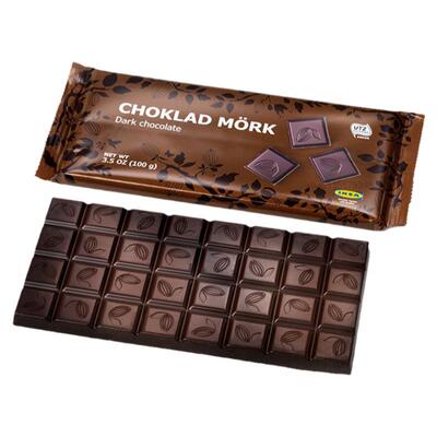 宜家榛仁黑巧克力西班牙进口牛奶