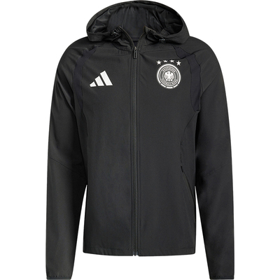 Adidas/阿迪达斯官方正品TIRO新款男黑色足球跑步夹克外套JZ9326