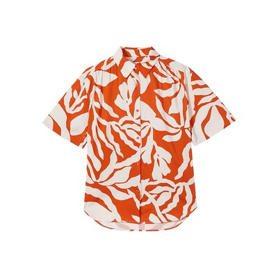 GANT/甘特女上衣设计感短袖衬衫