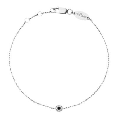 redline/红绳女士2023新款Illusion 0.06克拉圆形钻石金链制手链