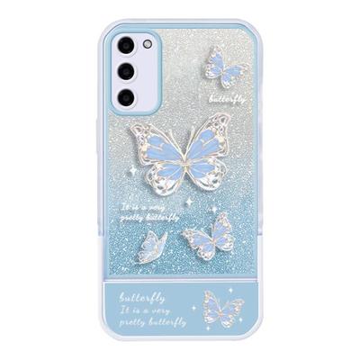 OPPOA555G手机壳闪粉蝴蝶