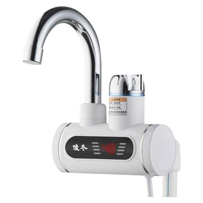 动态数显侧进水电热水龙头