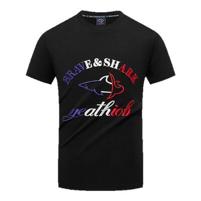 BRAVE&SHARK/勇士鲨鱼官方正品男士夏季新款短袖上衣百搭时尚T恤