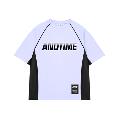 andtime正品美式切割短袖