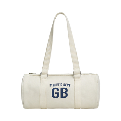 GOODBAI GB athletic logo撞色印花帆布竹筒包