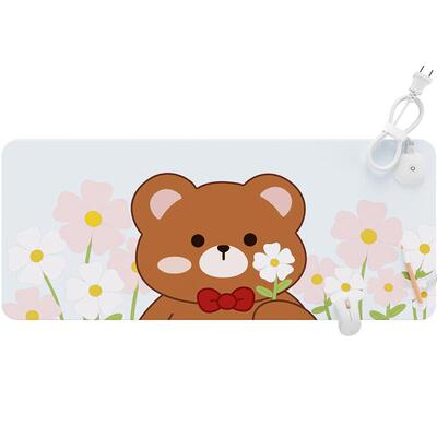 办公室加热鼠标垫发热电热暖桌垫