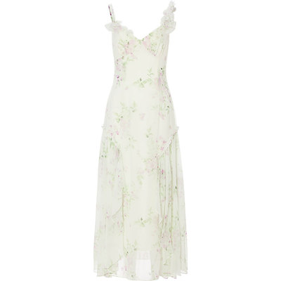 从那以后法式碎花吊带裙高级感夏