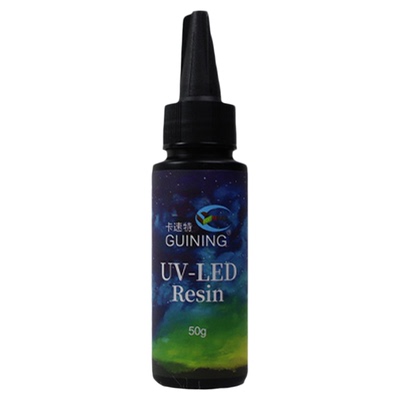 GUINING卡速特UV胶水固化灯海外款进口原料环保diy手工专用蝴蝶掐丝中稠钥匙扣挂件发簪戒指无异味透明无甲醛