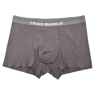 CRAIG MARKUS 冰爽棉中腰男士内裤丝滑透气抗菌平四角短裤CM5306