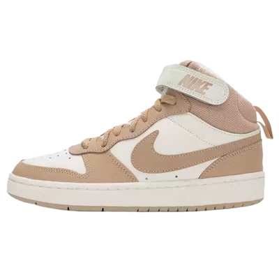 耐克板鞋女COURT BOROUGH MID 2经典运动鞋中帮休闲鞋CD7782-125