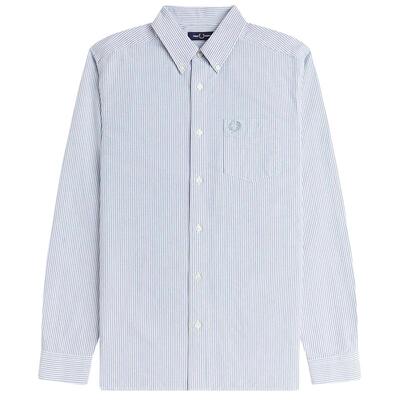 FREDPERRY竖条纹衬衫通勤质感