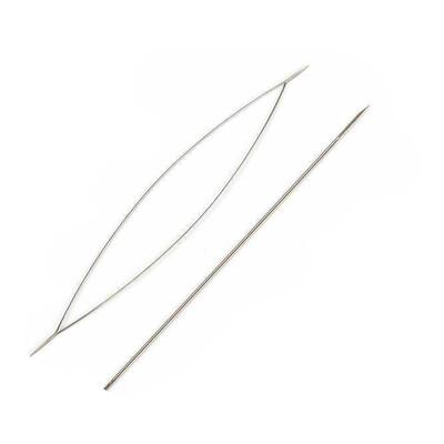 串珠手工穿线眼针开口