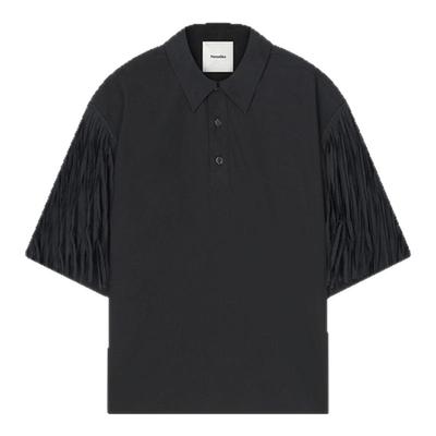 【季末折扣】 NANUSHKA 男士 ILIAN 宽松流苏罩衫
