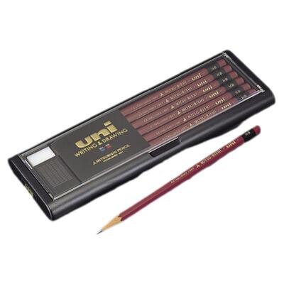 三菱12支水晶礼品盒绘图铅笔