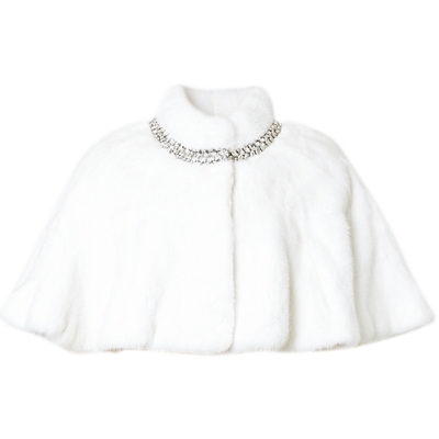 【丹麦进口SAGA级水貂】La Koradior拉珂蒂通勤款外套毛皮披肩