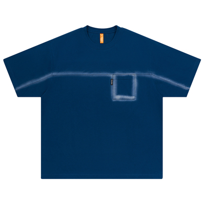 FEAROM喷马骝做旧圆领短袖