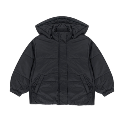GLOBAL WORK 棉袄儿童冬季新款连帽保暖纯色日系棉服115708