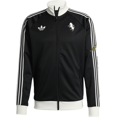 Adidas/阿迪达斯正品三叶草男士修身针织足球运动外套KB4452