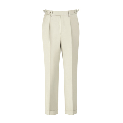 棉质那不勒斯免烫西裤