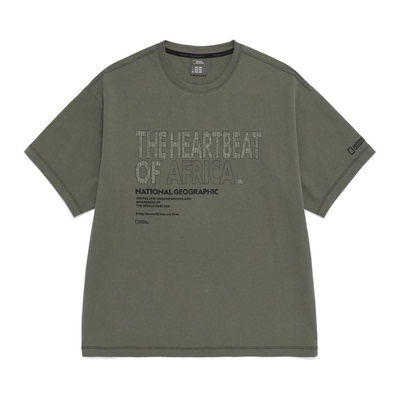 韩国代购2026春夏NATIONAL国地男士透气宽松短袖户外休闲T恤N262M