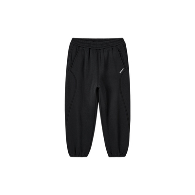 英氏儿童夹棉裤子冬季保暖男童冬装女童秋冬款长裤中大童新款