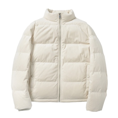 JSSDHOMME灯芯绒坑条男士羽绒服