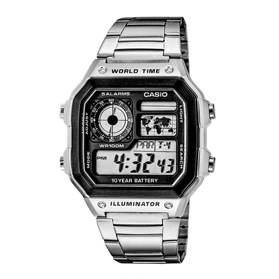 卡西欧小方块男学生电子表