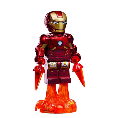 漫威第三方MK7拼装积木人仔玩具