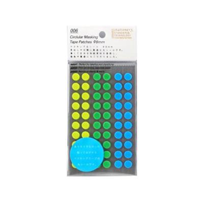 日本STALOGY圆点贴纸标签手工DIY
