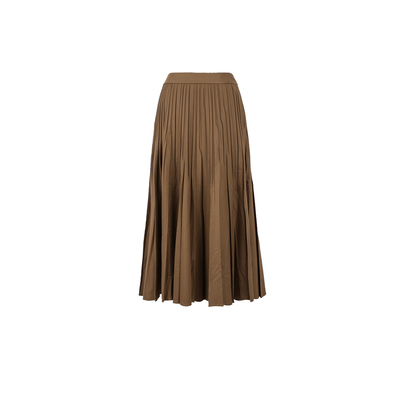 素芭艺术感压褶半身裙