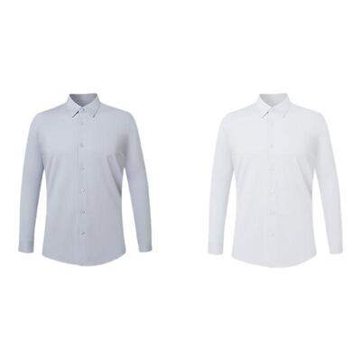 DegreZero大尖领长袖衬衫300支