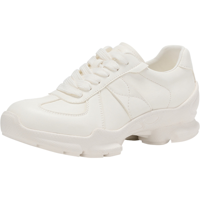 RosaBianca真皮厚底小白鞋女