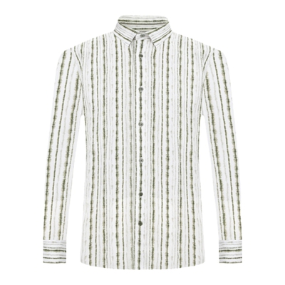 新品长袖衬衫棉天丝混纺