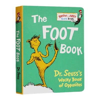 预售 英文原版 The Foot Book: Dr. Seuss’s Wacky Book of Opposites千奇百怪