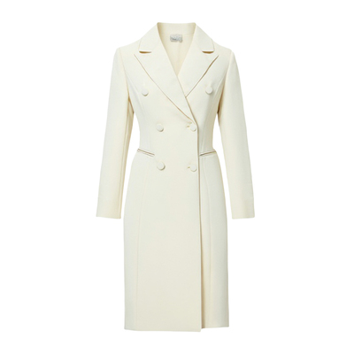 面试演讲播音上镜轻奢连衣裙礼服