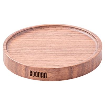 koonan日式胡桃木咖啡杯垫茶垫