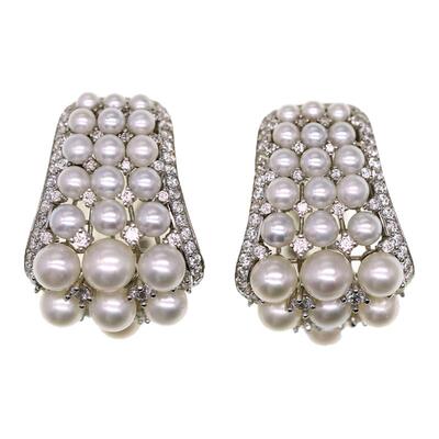 耳钉喻棠淡水珍珠复古女