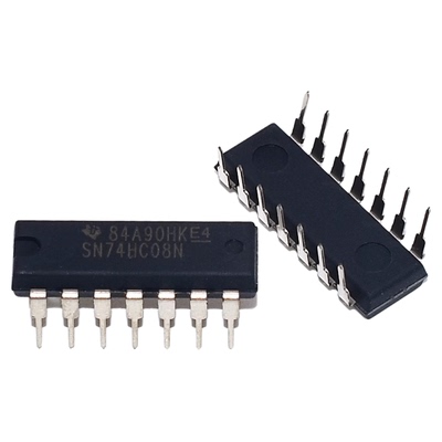 直插74HC08 DIP-14 四路2输入与门 逻辑IC芯片集成电路 SN74HC08N