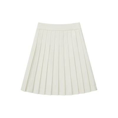 UNRETRO高级老钱短款西装外套女休闲气质西服+百褶半身裙两件套装