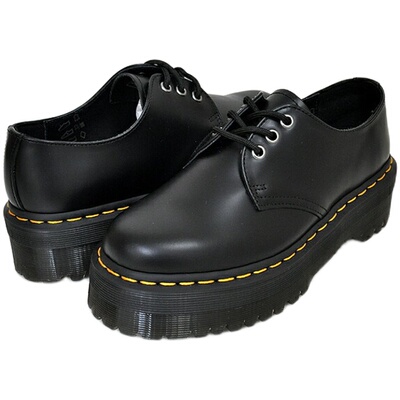 日本直邮Dr.Martens马丁1461 Quad黑色厚底3孔马丁鞋25567001