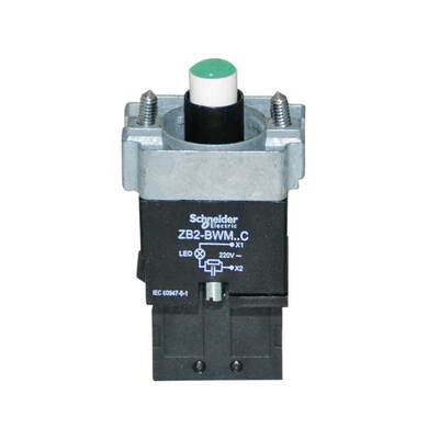 原装正品带灯按钮基座施耐德