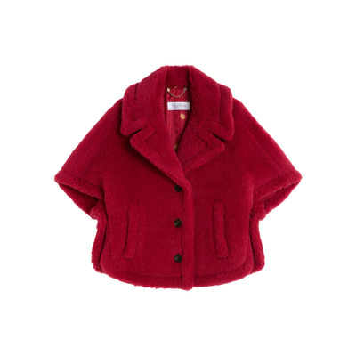 【礼物】MaxMara 女装羊驼毛混纺斗篷4731126106