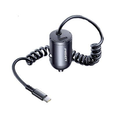 品胜车载充电器30W自带线