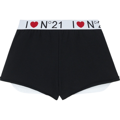 【38开门红】N°21女童提花边饰棉质平纹布短裤