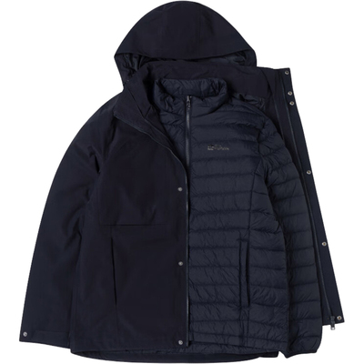 Jack wolfskin/狼爪正品柔软男士三合一冲锋衣A62258-C0413