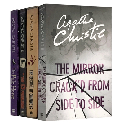 Miss Marple 英文原版 马普尔小姐探案第五季4册 英文版侦探小说 进口阿加莎系列  破镜谋杀案 白马酒店 名苑猎凶 蓝色天竺葵