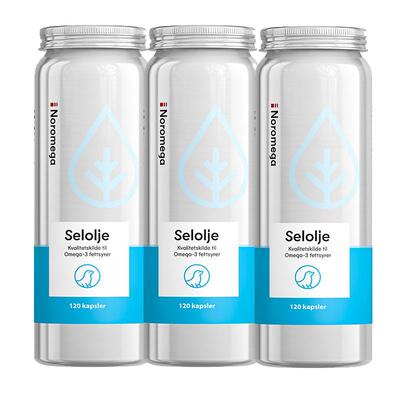 3瓶铝罐有磕碰挪威noromega挪威海豹油120粒挪威海豹油omega3特价