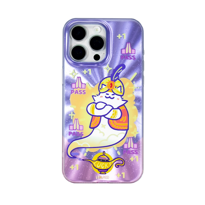 瓜咕噜「阿拉喵神灯」愿望都实现！原创手机壳适用苹果16ProMax磨砂插画可爱iphone15pro卡通小众14新款双层
