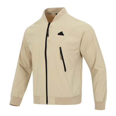 阿迪达斯外套男士冬季新款运动上衣梭织透气立领飞行员夹克IP4958