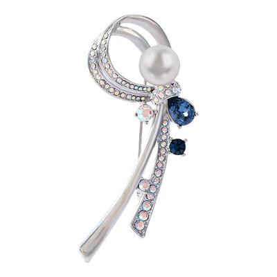 Eternelle流彩爵章高端轻奢胸针